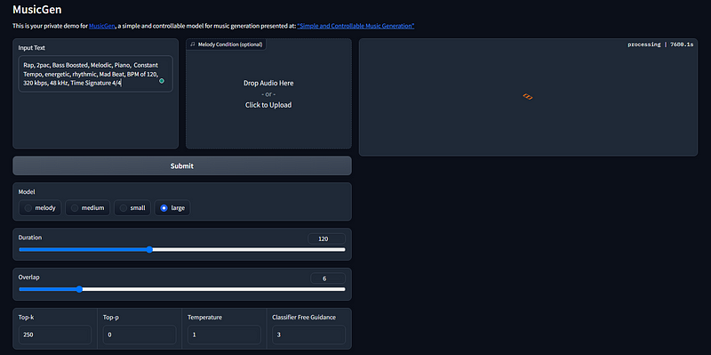 MusicGen’s Parameters and What They Mean | DataDrivenInvestor